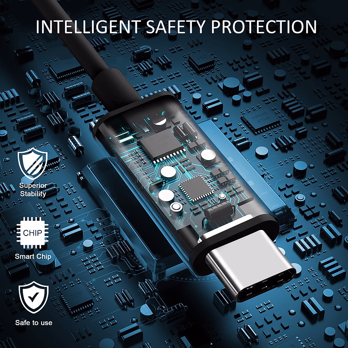 45W Charger Fit for All USB C Type C chromebook Charger