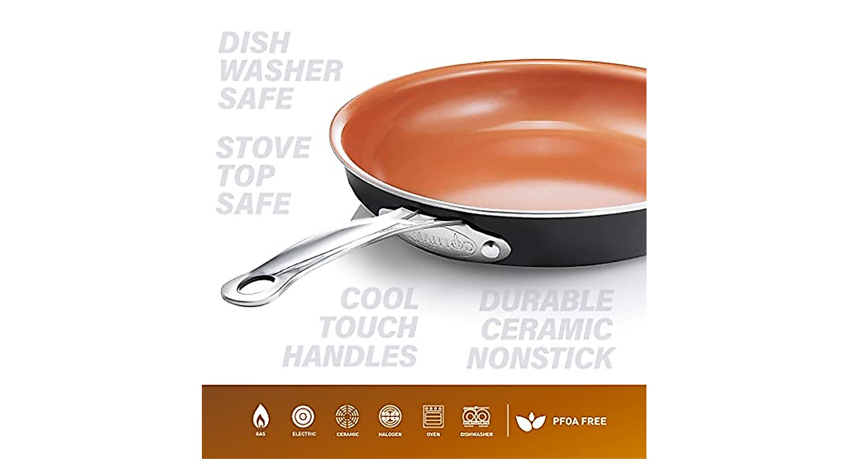GOTHAM STEEL Nonstick Cookware Set - 5 Piece Essentials