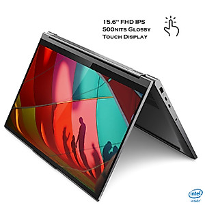 Lenovo Yoga C940 15.6" FHD IPS 500nits Touch 2-in-1 Laptop, i7-9750H, Webcam, Backlit Keyboard, WiFi 6, Thunderbolt 3, GTX 1650 Max-Q, Windows 10, 12GB RAM, 1024GB PCIe SSD, Pen, Woov 32GB SD
