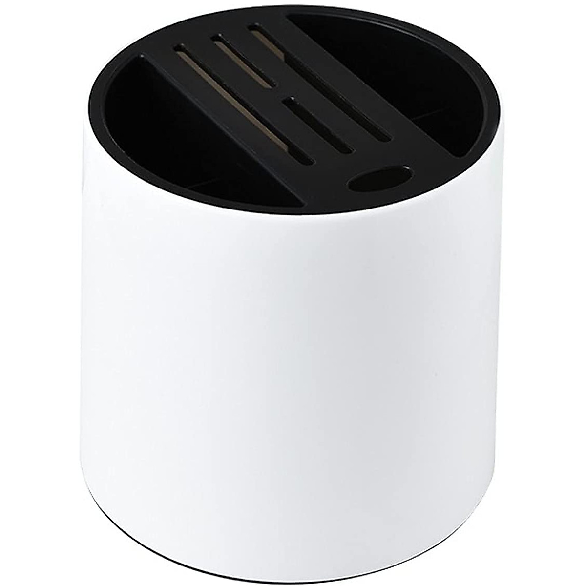 ceramic Utensil Caddy Kitchen Rotatable Tableware Storage Box， Chopsticks Fork Holder Cutlery Drain Rack， Spoon Fork Shelf Storage Holder Box Pen Holder chopstick holder