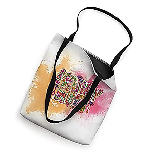 Celebrate the Festival of Colors with Our Happy Holi Shirt Tote Bag