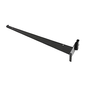 14 inch Black Metal Shelf Brackets for Wire Grid - Pack of 10