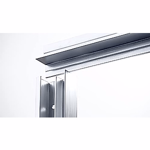 Hovr Solutions 47" (4-Feet) Aluminum Floating Shelf Bracket System, 300LB Load Capacity, Professional T6 Aircraft-Grade Aluminum, One Pack