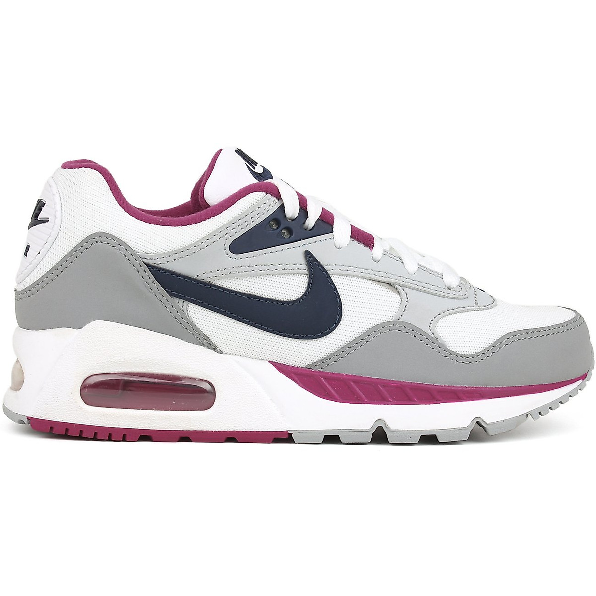 Nike Womens AIR MAX Correlate White-ObsidianGrey-Fuschia 511417-101