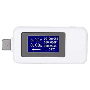 Tester, USB Tests, Accruacy-Built Easy To Use for Usb Type-C Usb Home Use Computer(white)