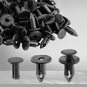 AUTOKAY 100pcs Push ATV Fender Clips for Suzuki King Quad Vinson Honda Acura Honda Rancher