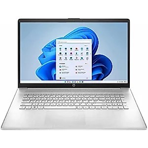 HP 2022 Latest Laptop - 12th Gen Inter Core i7-1255U - 17.3" Diagonal, HD+ (1600 x 900) - Touch - 32GB DDR4 - 1TB PCIe NVMe SSD - Backlit Keyboard - WiFi 6 - HDMI1.4b - Webcam - Windows 11 Home