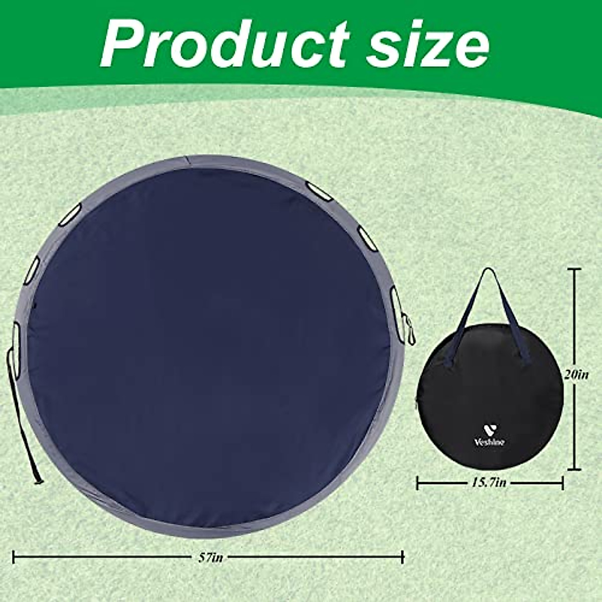 Leaf Collector- Garden Tool, Collapsible Reusable yard waste collector，leaf pickup, leaf loader，Heavy duty tote, Foldable Dustpan