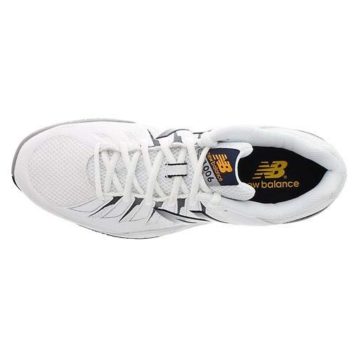 New Balance mens 1006 V1 Tennis Shoe, Black/White, 9 Wide US