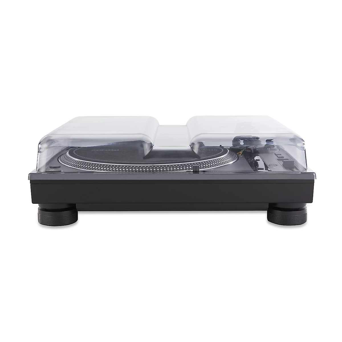 Decksaver DS-PC-SL1200 - Polycarbonate Cover compatible with Technics SL1200, SL1210, Pioneer DJ PLX-1000, PLX-CRSS12 Turntable Dust Cover, DJ Equipment Cover for Travel and Everyday Protection