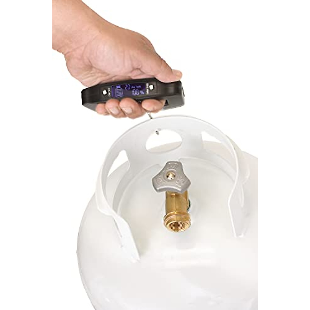 Flame King Propane Tank Digital Scale for 5LB, 10LB, 20LB, 30LB, 40 LB Propane Tanks