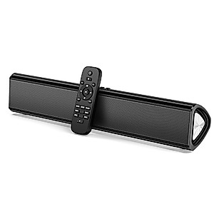 OFFSIR Sound Bar for TV, PC Desktop Speaker, Home Audio with Surround Sound System, TV Soundbar Speaker with Bluetooth 5.0/Optical/AUX/Coaxial for for Home Theater/Office/Gaming-50 Watts-3EQs