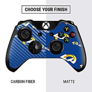 Skinit Decal Gaming Skin Compatible with Xbox One Controller - Officially Licensed NFL Los Angeles Rams Blitz Series Design