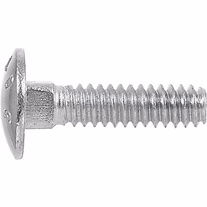 HILLMAN FASTENER 240048 1/4-20X4 Carriage Bolt, 1/4 x 4-Inch