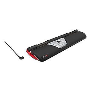 Contour Design RollerMouse Red Wireless - Wireless Ergonomic Mouse for Laptop and Desktop Computer Use - 2.4 GHz Ambidextrous Computer Mouse - Mac & PC Compatible
