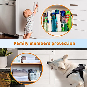 MtMinn Child Safety Magnetic Cabinet Locks (12 Pack + 2 Keys) - Baby Proofing Cupboard Locks with Key for Toddler-Easy Installation, Invisible, Blue Key