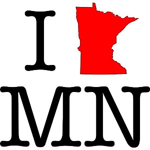 CafePress I Love MN Minnesota Mug Ceramic Coffee Mug, Tea Cup 11 oz