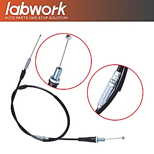 labwork Throttle Cable Line Replacement for Yamaha Bear Tracker 250 Wolverine 350 Kodiak 400 Big Bear 350 1993-2005