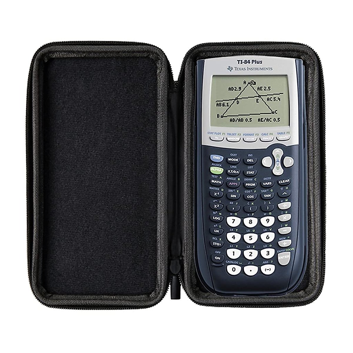 WYNGS Protective Case for TI 84 Plus/TI 83 Plus/Casio FX-9860GII / Casio FX-9750 GIII/Casio PRIZM FX-CG 50 Graphing Calculator in black