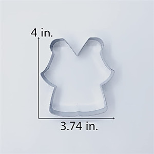 LILIAO Graduation Cookie Cutter Set - 3 Piece - Diploma, Graduation Cap and Graduation Gown Biscuit Fondant Cutters - Stainless Steel