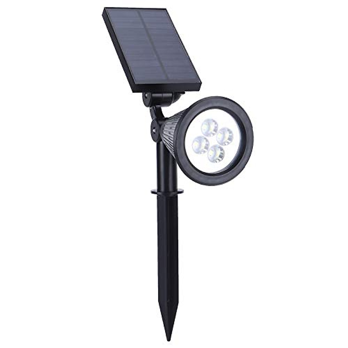 Tnfeeon Solar Lights Outdoor, Solar Powered Landscape Spotlights, BuiltIn LED Lamp Chips for Yard Garden