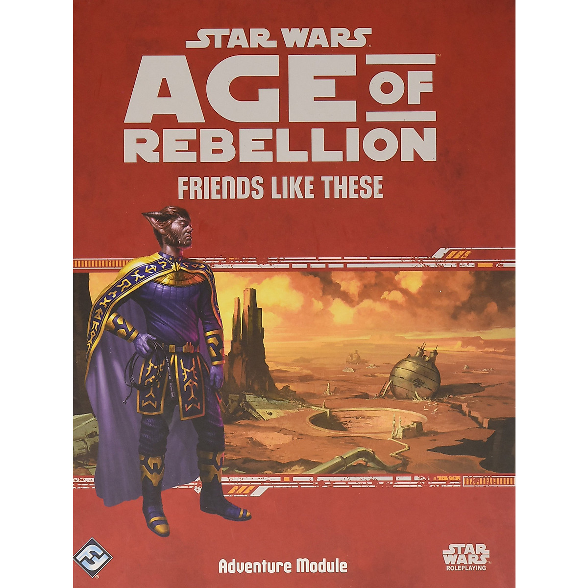 Star Wars Age of Rebellion Friends Like These EXPANSION | Roleplaying Game | Strategy Game For Adults and Kids | Ages 10+ | 2-8 Players | Average Playtime 1 Hour | Made by Fantasy Flight Games