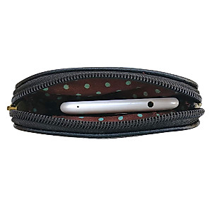 Chala Cell Phone Crossbody Purse - Handbag with Adjustable Strap (Olive_ 609 Sunflower)