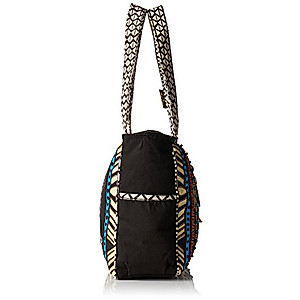 Laurel Burch Medium Tote Zipper Top 15.5"X4.5"X10", Spotted Cats