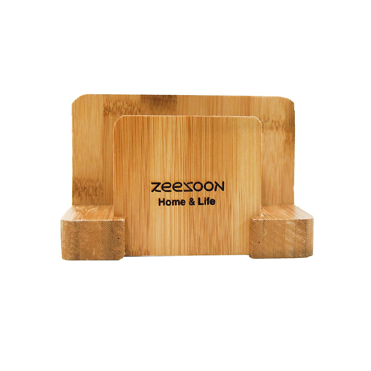 ZEESOON Turtle Rack Cutting Board Organizer 3 Slots Kitchen Pantry Wooden Rack Cabinet Organizer for Cutting Board, Dish, Bakeware, Plate, Pot Lid, Cook Books, Book Stand Holder