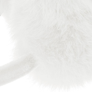 ZLYC Womens Girls Genuine Rabbit Fur EarMuffs Adjustable Ear Warmers, White