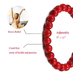 JoycuFF Gift for Women Beaded Bracelet Valentine's Day Anniversary Christmas Gifts Bracelets for Him Her Pulseras Para Parejas Unique Gifts for Boyfriend Girlfriend Husband Wife