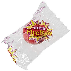 ATOMIC Fireballs - Fireball Candy Bulk - 1 LB - Hot Jawbreakers Candy - Bulk Candy - Individually Wrapped - Atomic Fireball Candy - Spicy Candy - Red Hot Cinnamon Candy Balls - Fire Balls Hard Candy