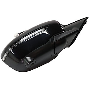 Kool Vue Passenger Side Power Heated Mirror for Nissan Rogue 2016-2017 With Signal Light Paintable