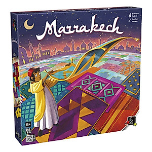 Marrakech | Strategy Game for Families and Adults | Ages 8+ | 2 to 4 Players | 20 Minutes