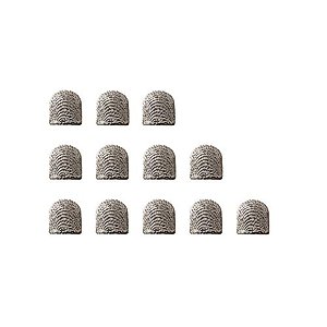 Replacement Mesh Fiber Tips for CCIVV Slim Waist Stylus Pen [0.25-inch Fiber Tip Series] (Pack of 12)