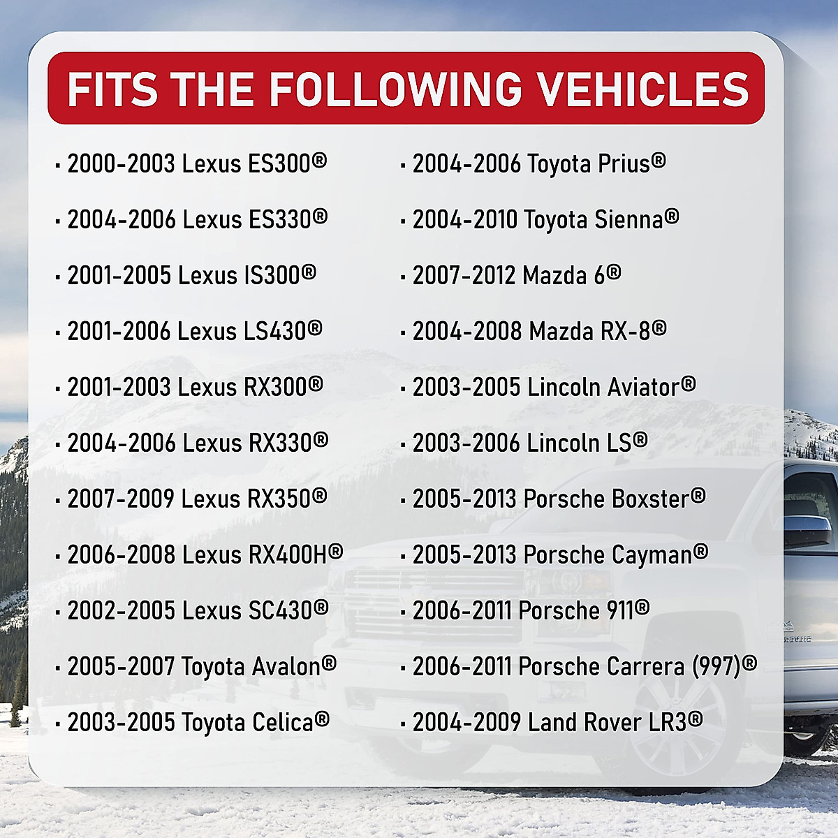 HID Ballast with Ignitor - Headlight Control Unit Module - Replaces 85967-0E020, 81107-2D020, DDLT002, KDLT002 - Compatible with Toyota & Lexus Vehicles - Prius, Avalon, Sienna, ES300, ES330, LS430