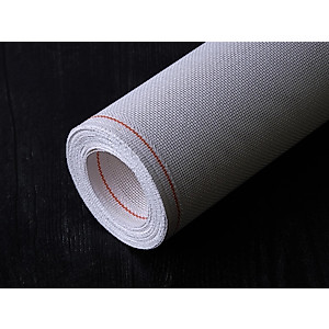 Zweigart Orange Line Blank MonoDeluxe 13-Mesh White Needlepoint Canvas 20" X 18"