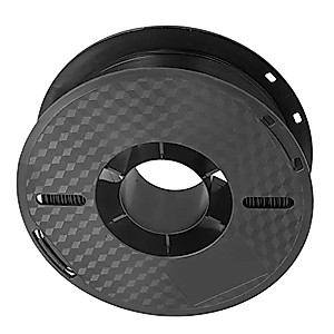 PLA Filament, 1kg 3D Printer Consumable Bubble Free Smokeless for Printing(Black)