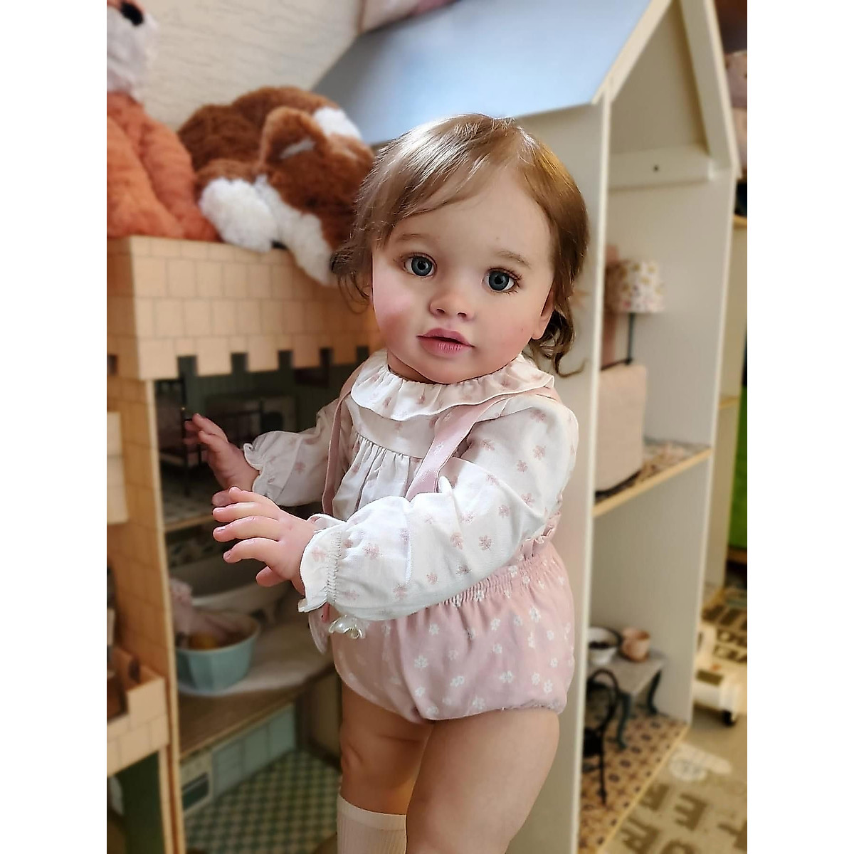 Zero Pam Reborn Baby Dolls Huge,Realistic Baby Doll 26 Inch 65 Cm Soft Cloth Body Baby Dolls That Look Real Adorable Newborn Baby Bebe Reborn Girl for Kids