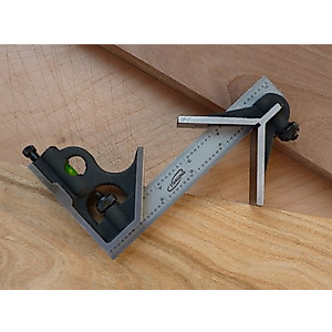 iGaging Combination Square Premium 3-Piece 6" 4R Center Head