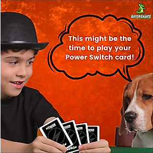 Power Switch Card Game - Quick Strategy Fun for Kids and Adults (Ages 8+)