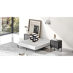 JWIFSEF Queen-Box-Spring 7 inch,Box Spring for Queen Bed,Easy Assembly Box Spring Queen, Metal Sturdy Heavy Duty,with Fabric Cover,Mattress Foundation,No Squeaky,3500lbs Max Weight Capacity