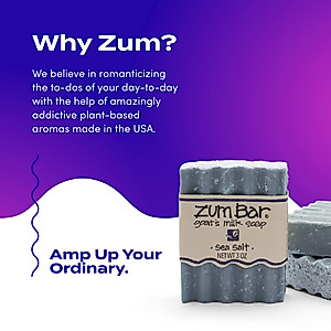 Zum Bar Goat's Milk Soap - Sea Salt - 3 oz (3 Pack)
