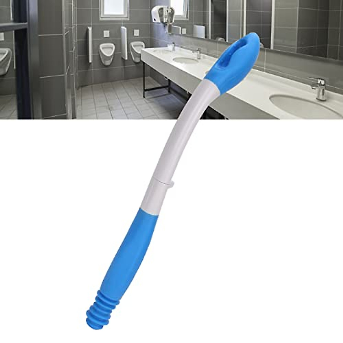 Toilet Aid Wiper, Toilet Tissue Aids Long Handle Reach Comfort Bottom Wiper Self Assist Bathroom Bottom Butt Wipe Helper Wand Comfort Wipe Tool for Pregnant After Surgery Seniors Arm Handicap
