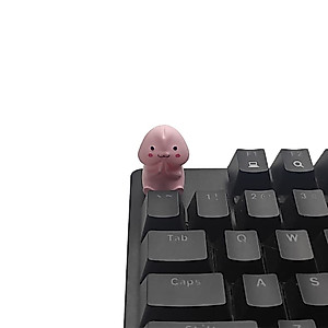 Backboon Hand-Customized Interesting and Creative Gaming Keycaps for Cherry MX Switches Mechanical Gaming Keyboard (Little Dingding1)
