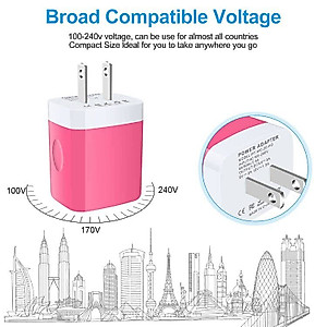USB C Power Adapter Fast Wall Charger Compatible iPhone 15 iPad Pro 2021/2020/2018 11"/12.9", iPad Mini 6, iPad Air 4, Samsung Galaxy A03s,A53,A73,S22,A52,20W PD Charger Block 6FT Type C to C Cable