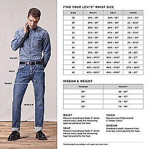 Levi's Men's 512 Slim Taper Fit Jeans, Hypertrack Destructed-Light Indigo, 28W x 32L