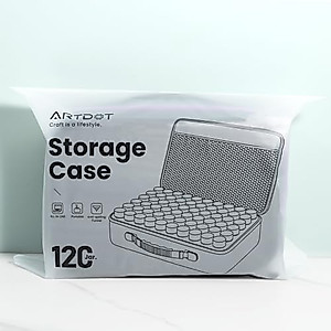 ARTDOT Diamond Painting Storage Boxes, 120 Slots Bead Storage with 5D Diamond Art Accessories and Tools Kit
