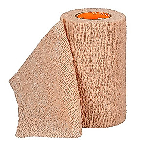 3M™ Coban™ NL Non-Latex Self-Adherent Wrap with Hand Tear, 2084, 4 in x 5 yd, 18 Rolls/Case