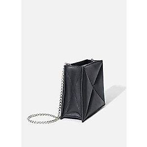 ro Vitre Mini Quilted Sling Bag in Black